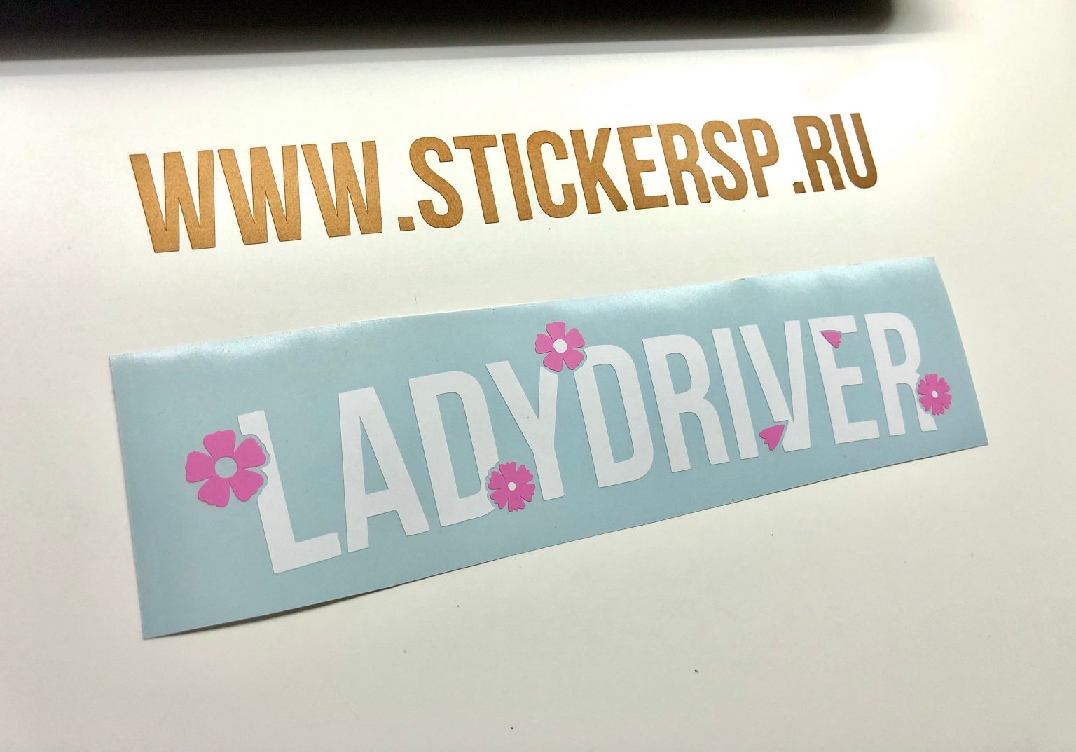 Наклейки для автомобилей - Наклейка Lady Driver | Купить авто стикеры ...